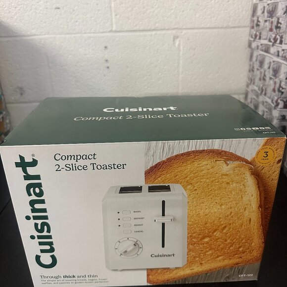 Cuisinart | Kitchen | Cuisinart Cpt22 Compact 2 Slice Toaster White ...